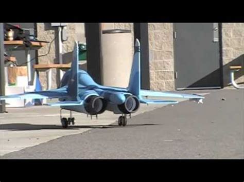 Freewing Su 34 Thrust Vectoring Maiden Flight Youtube