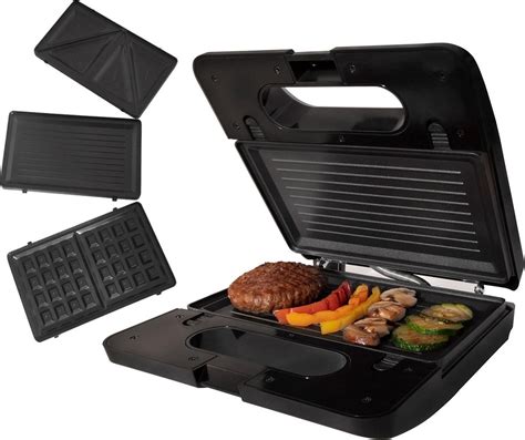 Tomado TGM2001S - Multigrill 3 in 1 - Inclusief tosti en wafelplaten ...