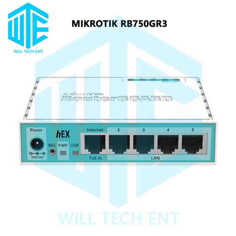 MikroTik Hex Rb750 Gr3 5 Port Gigabit Management Router With Anti Lag Pppoe Hotspot Shopee