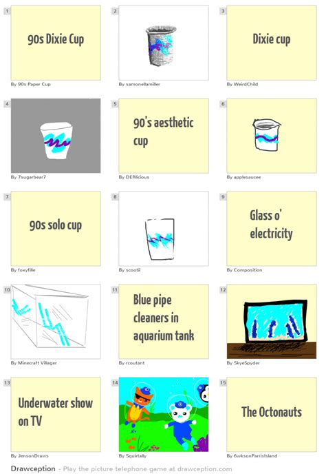 90s Dixie Cup Drawception