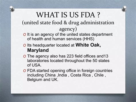 USFDA PPTX Pharmaceutical Industry Industries