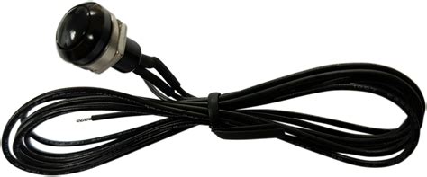 Mini Push Button Switch Black Millerbuilt Cycles