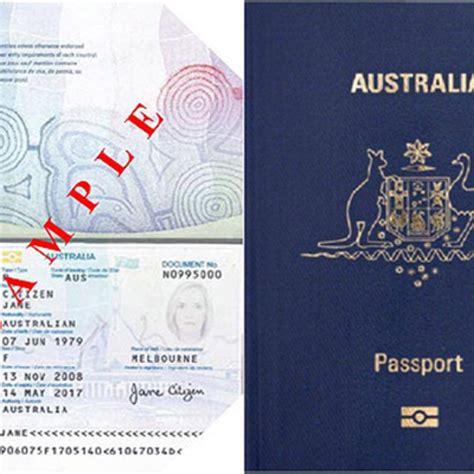 Australian Passport Example Escape Trekking Adventures