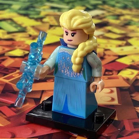 Boneco Elsa Frozen Gelo Lego Disney Shopee Brasil