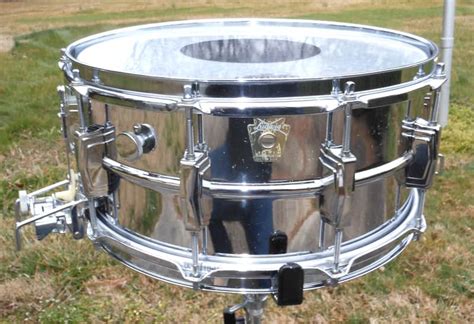 Ludwig Vintage 1984 Chicago Badge 6 1 2 X 14 Super Sensitive Reverb