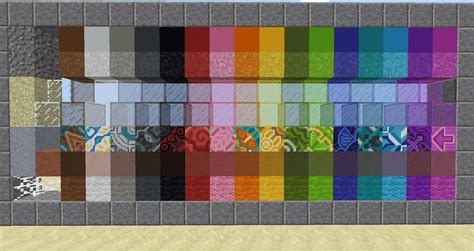 Minecraft Terracotta Colors
