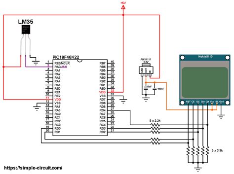 PIC MCU Interface With Nokia LCD LM Sensor MikroC Projects