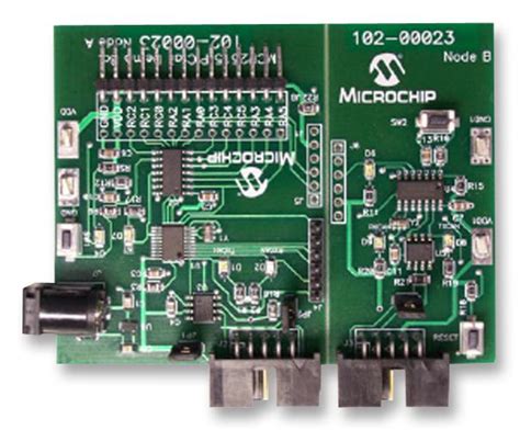 Mcp2515dm Pctl Microchip Demonstration Board Stand Alone Can Controller Led Connected To I O