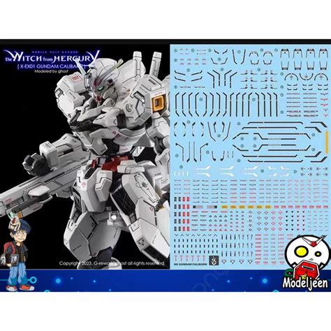 Ghost Decal Water Decal 174 Hg1144 Gundam Gundam Calibarn Shopee