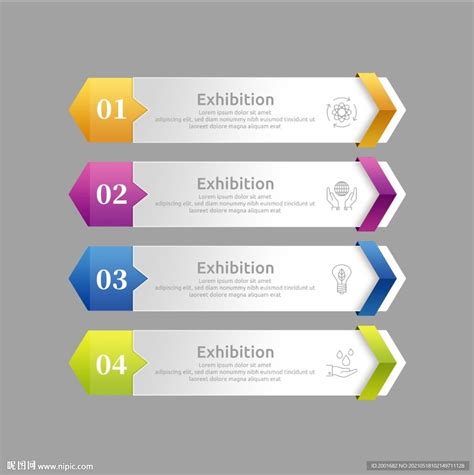 标题类目数据图表设计图 其他 广告设计 设计图库 昵图网