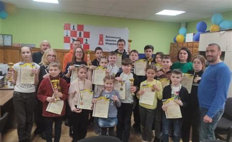 Юні ковельські шахісти здобули 15 з 18 нагород відкритого чемпіонату Волині