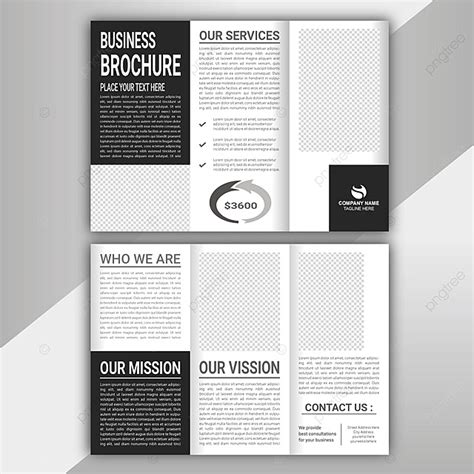 현실적인 브로셔 Trifold 템플릿 디자인 벡터 템플릿 Psd 다운로드 디자인 자료 다운로드