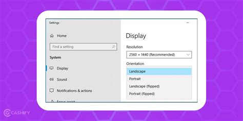 How To Rotate The Screen In Windows Flip Screen S Orientation Cashify Blog