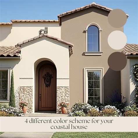 Mediterranean Exterior Sherwin Williams Color Palette Spanish Revival Exterior Paint Color