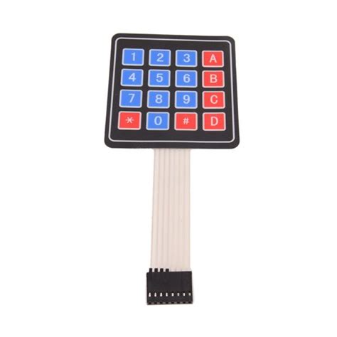 Super Slim Membrane Switch 4x4 16 Key Matrix Keypad Keyboard Arduino