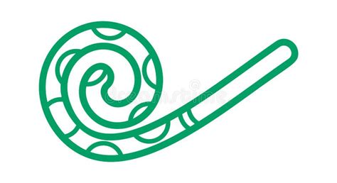 Cute Penny Whistle Hand Drawn Scribble Stock Vector Illustration Of