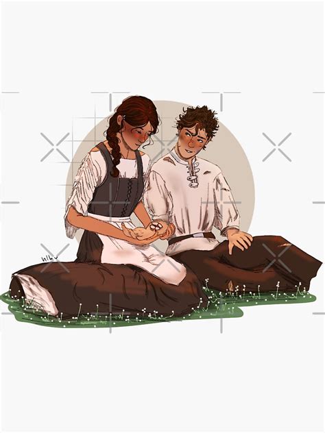 Jaron And Imogen Sticker For Sale By Artquestionmark Redbubble