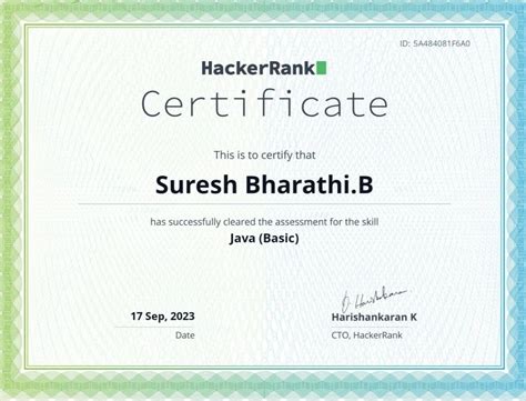 Suresh Bharathi On Linkedin Happy And Exhilarated🥳 To Share That I Have Completed The Java Basic
