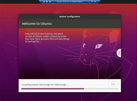 Windows 10 Hyper V Ubuntu 20 04 LTS Installation Procedure Shima