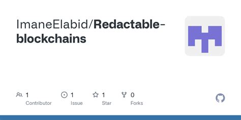 Github Imaneelabidredactable Blockchains