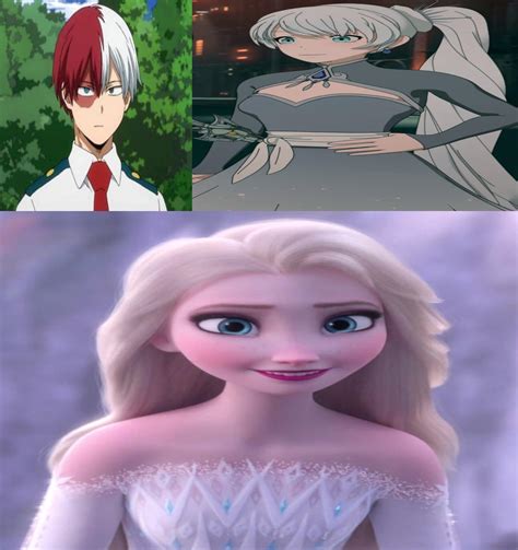 Elsa Ships Shoto X Weiss By Frie Ice On Deviantart