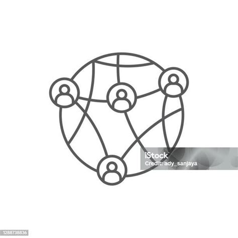글로벌 통신 아이콘 색상 선 윤곽 벡터 사인 흰색으로 격리된 선형 스타일 픽토그램 기호 로고 일러스트레이션 0명에 대한 스톡 벡터 아트 및 기타 이미지 Istock