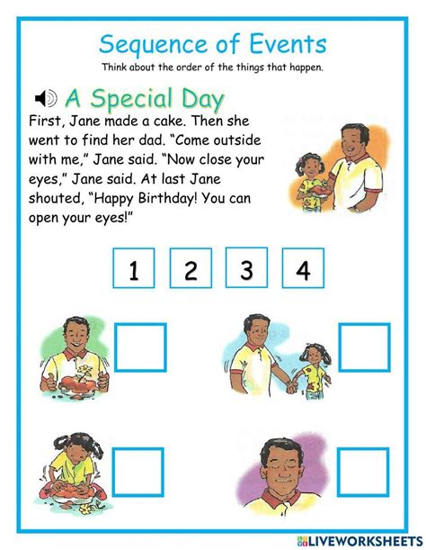 Sequence Of Eve Free Interactive Worksheets 2247574
