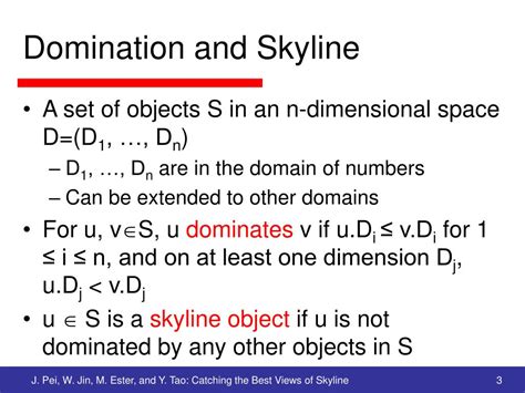 Ppt Catching The Best Views Of Skyline A Semantic Approach Based On Decisive Subspaces