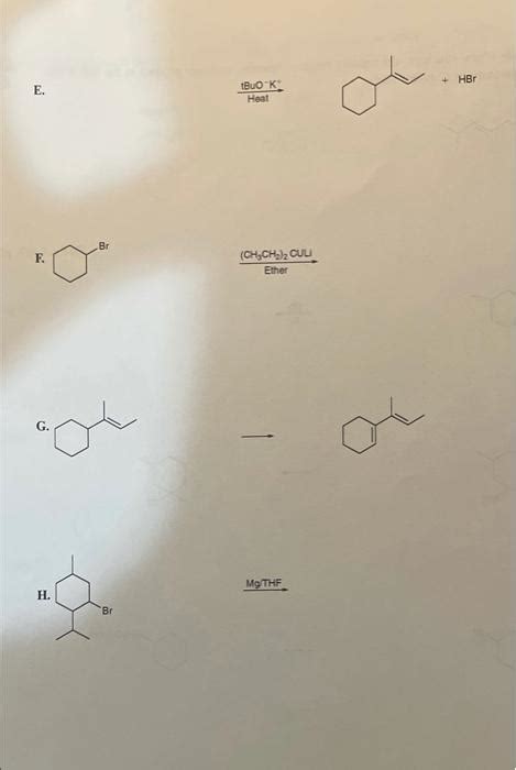 solved 3 identify draw structure the missing reagent