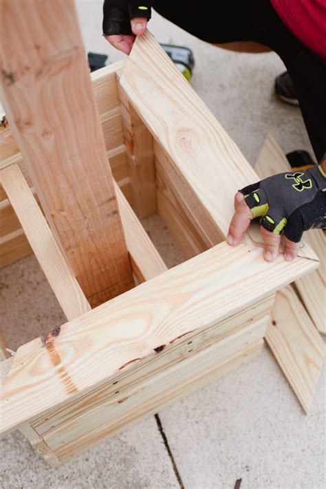DIY Outdoor Planter Box For Hanging String Lighting Fresh Mommy Blog