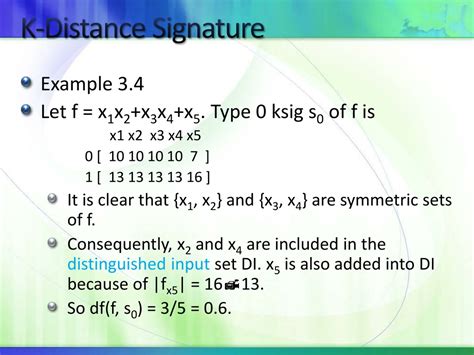 Ppt Exploiting K Distance Signature For Boolean Matching And G