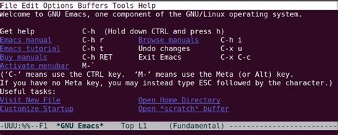 An Overview Of Emacs Text Editor In Linux