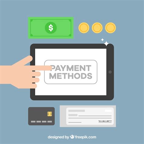 Free Vector Payment Methods Background