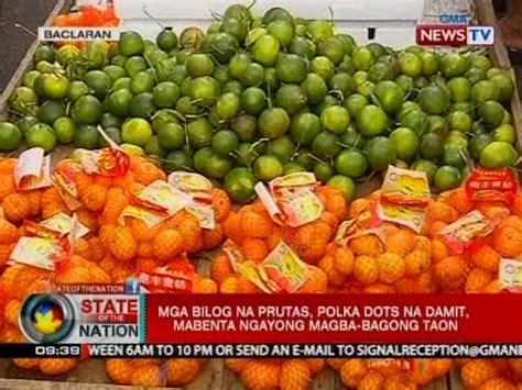 Mga bilog na prutas, polka dots na damit, mabenta ngayong magbabagong taon - YouTube