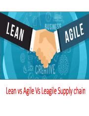 PPT Lean Vs Agile Vs Leagile Supply Chain Pdf Lean Vs Agile Vs Leagile Supply Chain Lean Vs