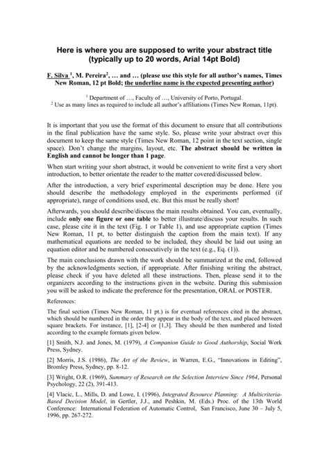 What Is Example Of Abstract Of Title At Eve Collie Blog