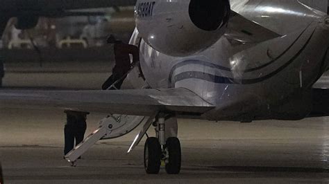 Brittney Griner Touches Down In Texas