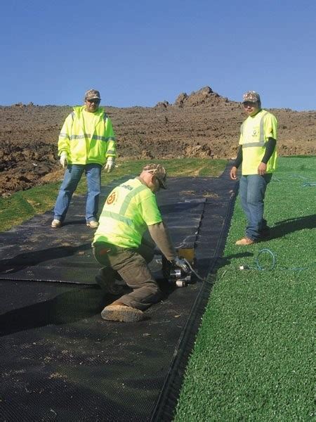 synthetic turf system solves landfill erosion challenge and saves money