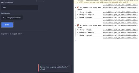 Неинформативное сообщение об ошибке при изменении почты · Issue 335 · Codex Teamhawkgarage
