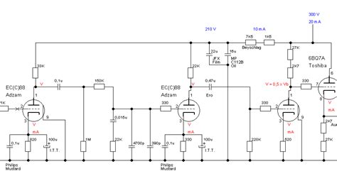 Otl800 Riaa Preamp 2 X 2 X 0 5 X Ecc88 2 X 0 5 X 6bq7a Dc Coupled C Follower Ez81 El360