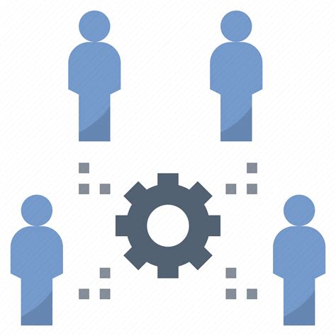 Duty Interdependence Organization Staff Teamwork Icon Download On