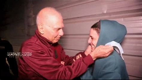 Minutes Before Their Release Nir Oz Members Arbel Yahud And Gadi Moshe