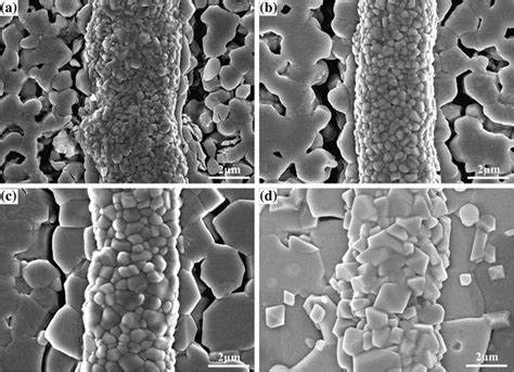 The Sem Micrograph On The Cross Section Of The Multilayer Byt Ceramics