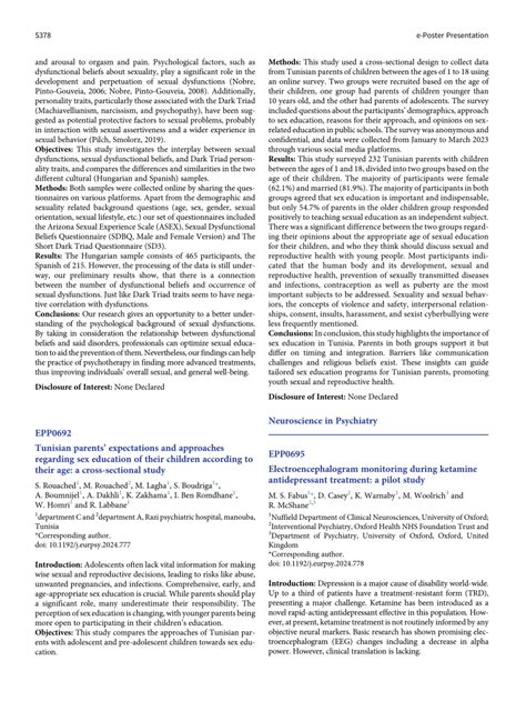 PDF Electroencephalogram Monitoring During Ketamine Antidepressant Treatment A Pilot Study