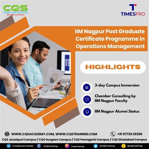 Cqs Training Pvt Ltd Gurugram On Linkedin Iimnagpur