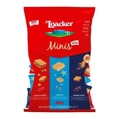 Buy Loacker Minis Mix 800g