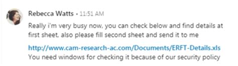 Cybercriminal Group Apt34 Spreads Malware Using Linkedin