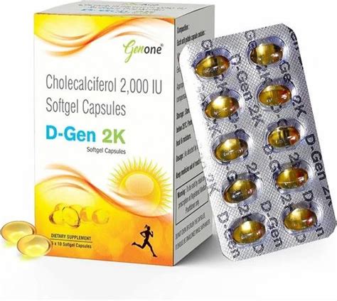 Vitamin D3 Capsules 2000iu At ₹ 500box D3 Tablets In Amravati Id