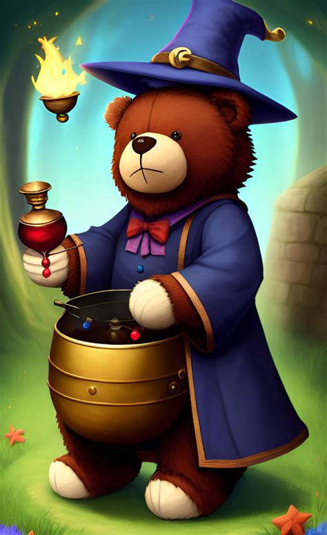 Teddy Bear Wizard By Solidwheel02 On Deviantart