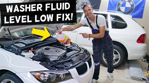 Fix Washer Fluid Level Low Bmw E90 E91 E92 E93 325i 328i 330i 335i 320i